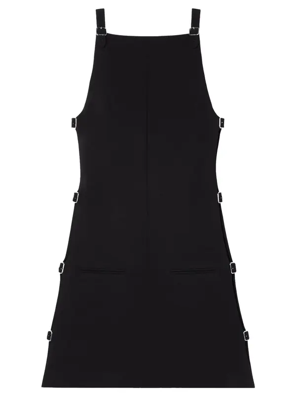 COURREGES Multi-strap Mini Dress - Black
