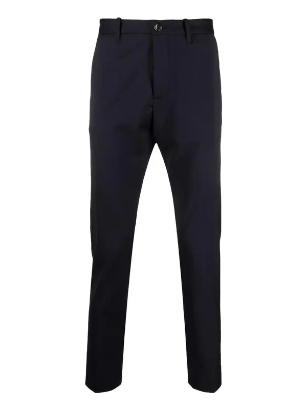 NINE:INTHE:MORNING Slim-cut Chino Trousers - Blue