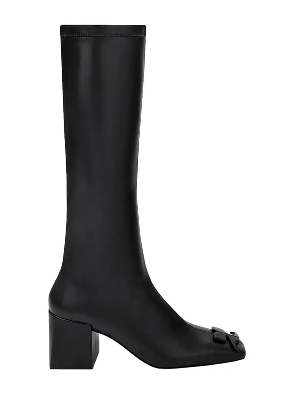 COURREGES Leather Boots - Black