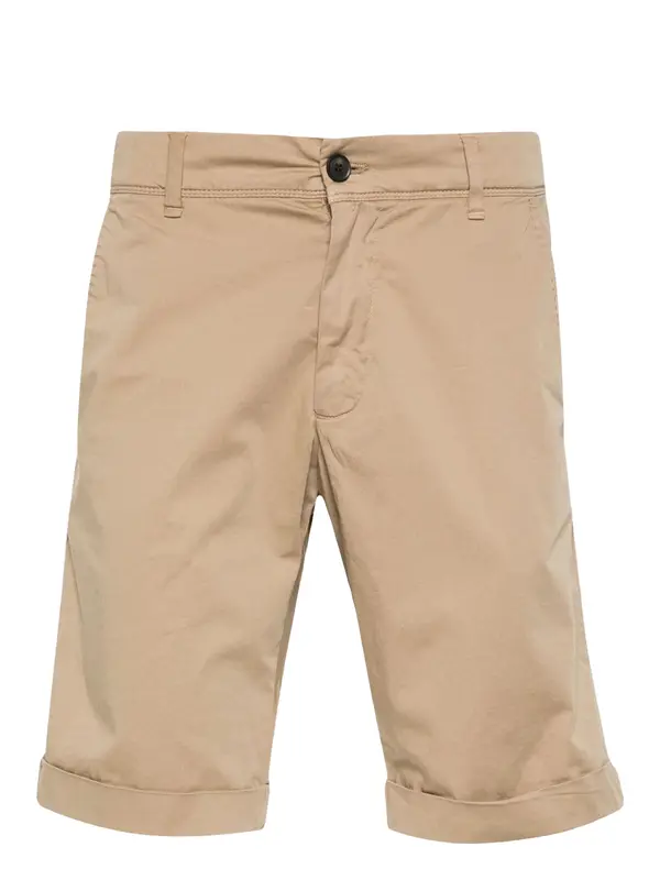 MYTHS Waist-tabs Bermuda Shorts - Neutrals