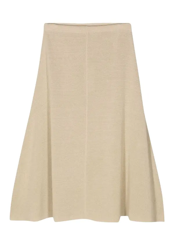 THE ROW Faithe Linen Skirt - Neutrals