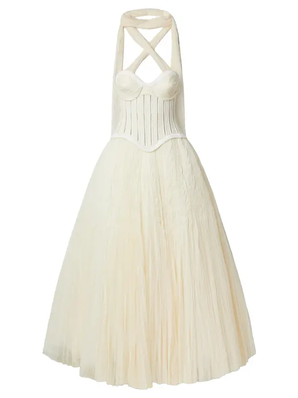 DANIELLE FRANKEL Anika Strapless Gown - Ivory