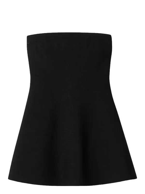 Simkhai Ioanna Knitted Strapless Top - Black