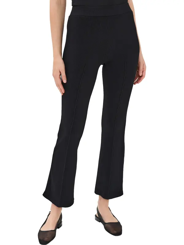 Donni. Rib Kick Flare Pants - Jet