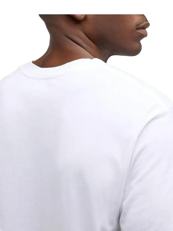 Balmain Apos;s Logo-print T-shirt - White/blk