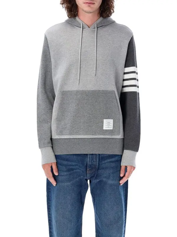 Thom Browne Hoodie Pullover - Tonal Grey