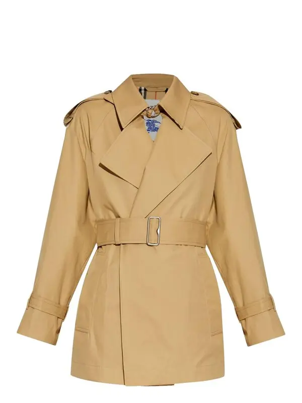 Burberry Belted Trench Jacket - Neutrals