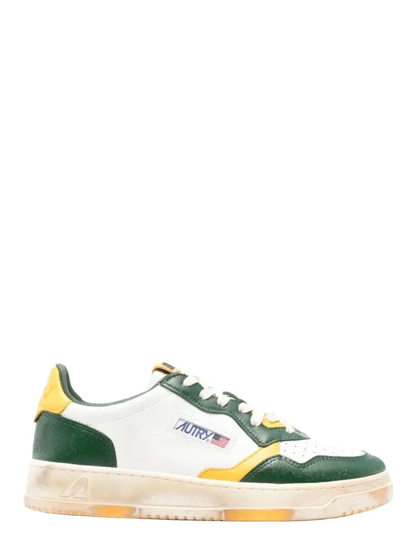 AUTRY Super Vintage Panelled Sneakers - White