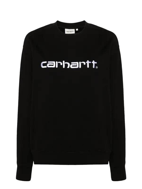 Carhartt Work In Progress Logo-embroidered Sweatshirt - Black
