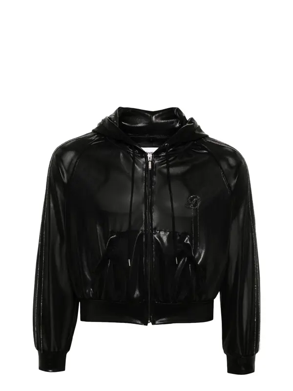DOUBLET Foiled Hoodie - Black