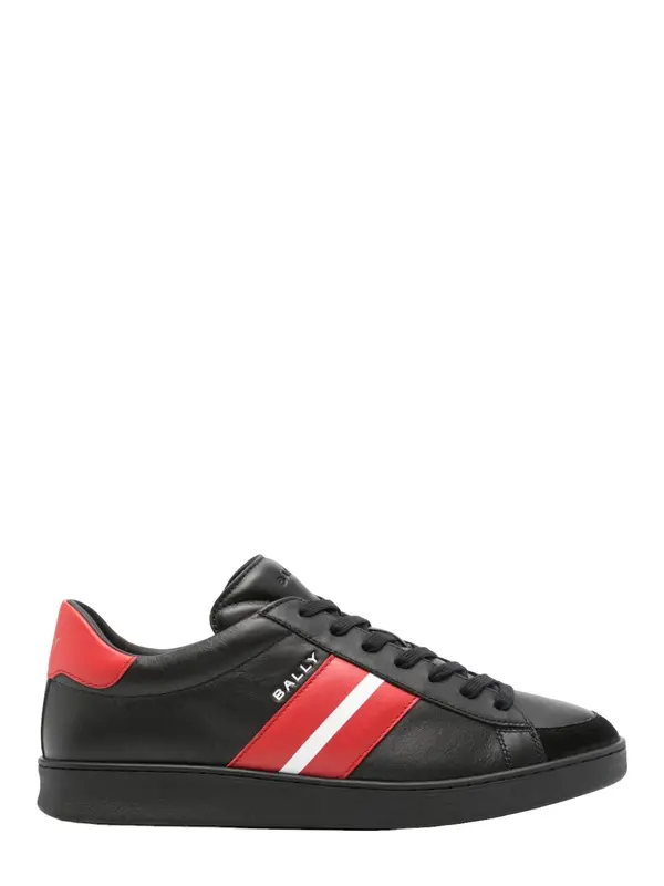Bally Thiago Leather Sneakers - Black