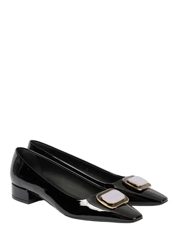 FERRAGAMO Venera Ballet Flats - Black