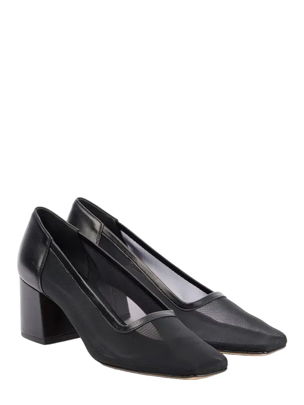 SOULIERS MARTINEZ Balles Tulle Pumps - Black