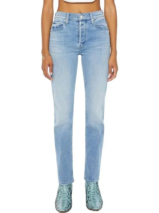 MOTHER The Tomcat Skimp High-waist Straight-leg Jeans - All Over The Map