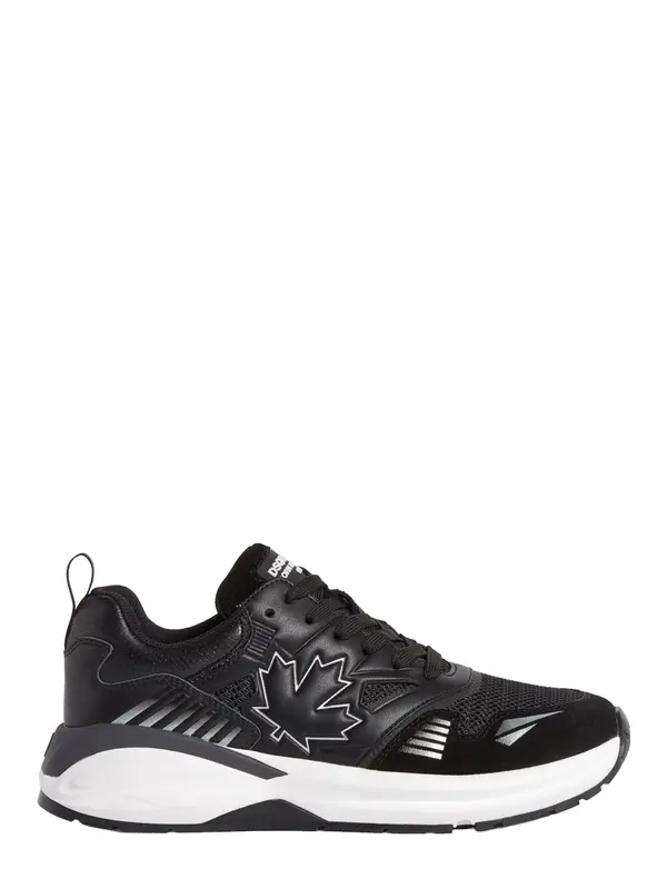 Dsquared2 Panelled Low-top Sneakers - Black