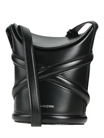 Alexander McQueen Leather Bucket Bag - Black