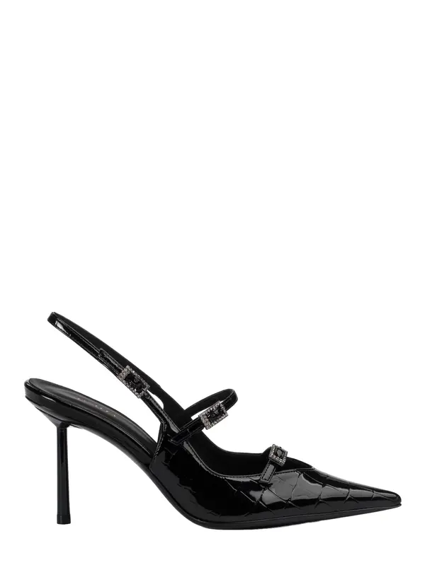 LE SILLA Morgana 80mm Leather Pumps - Black