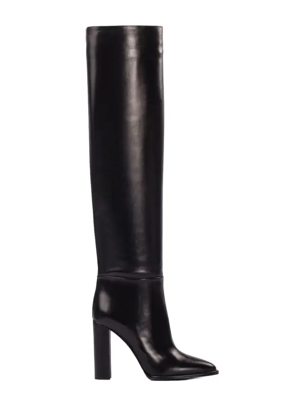 LE SILLA 110mm Elsa Block-heel Leather Boots - Black