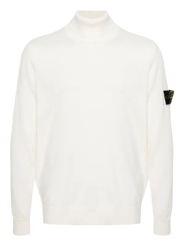 Stone Island Compass-badge Wool Jumper - Neutrals