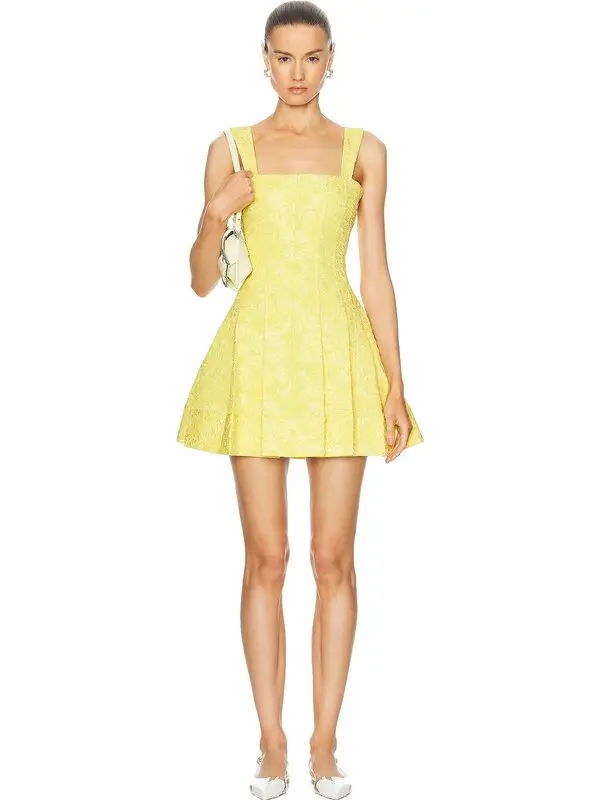 Simkhai Jovie Mini Dress - Citrine