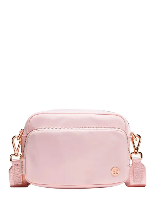Lululemon Everywhere Crossbody Bag 2l - Pink Pearl/rose Gold