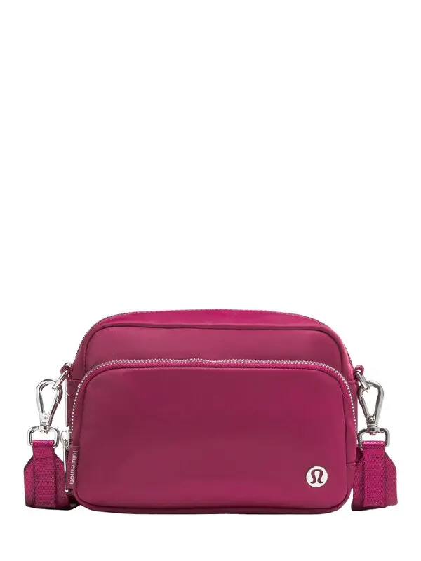 Lululemon Everywhere Crossbody Bag 2l - Raspberry Rave/silver