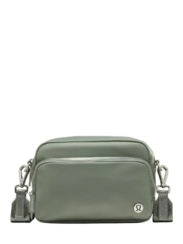 Lululemon Everywhere Crossbody Bag 2l - Willow Leaf/silver