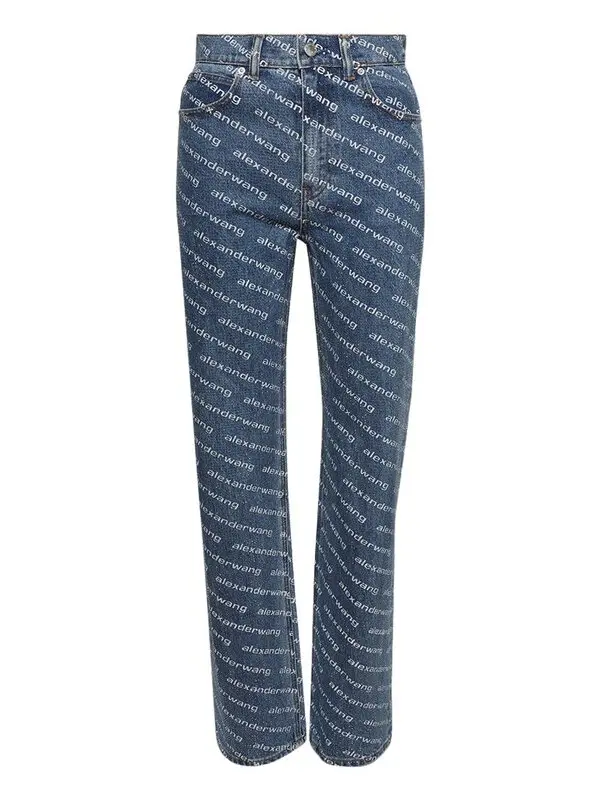 Alexander Wang Ez Logo Jeans - Multi