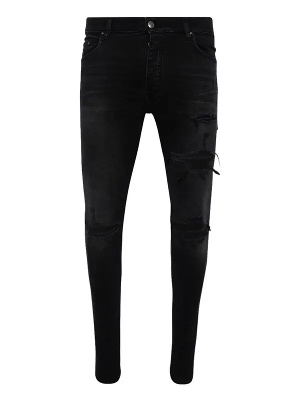 Amiri Ma Varsity Repair Jeans - Vintage Black