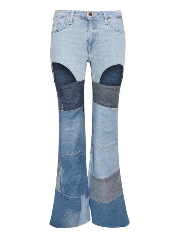 MOMMA'S BLUES Chacha Chaps Denim Jeans - Blue