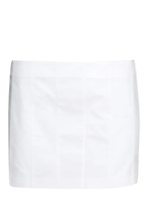Khaite Meelar Mini Skirt - White