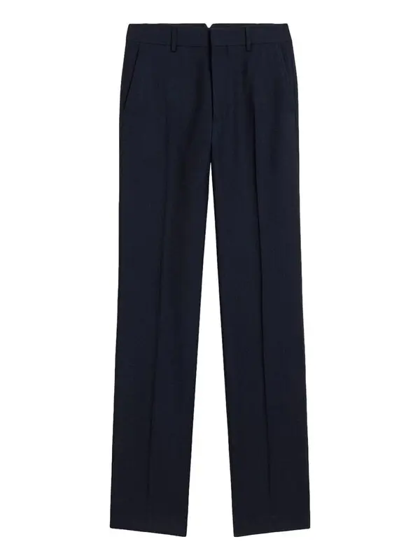 Ami Wool Tailored Trousers - Blue