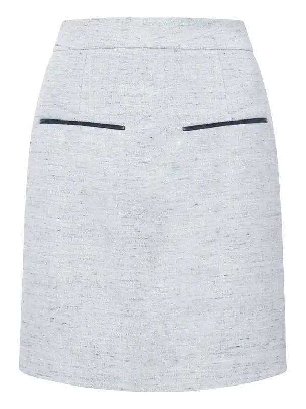 Proenza Schouler Judith Mélange-effect Skirt - Grey