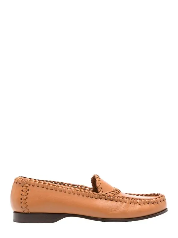 Hereu Sastre Leather Loafers - Brown