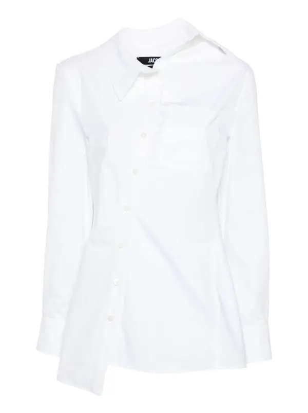 Jacquemus La Chemise Pablo Cotton Shirt - White