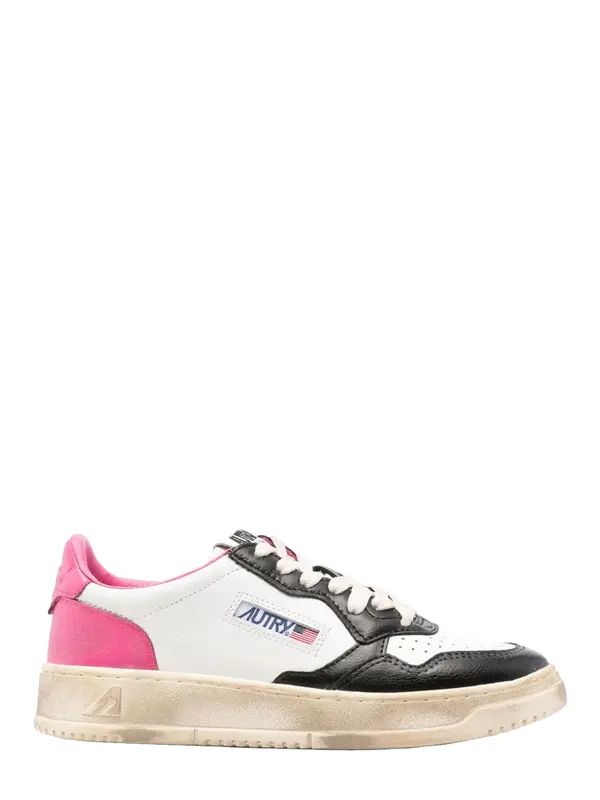 AUTRY Super Vintage Panelled Sneakers - White