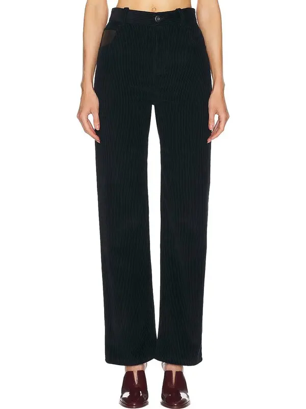 Bottega Veneta Corduroy Pant - Midnight Blue