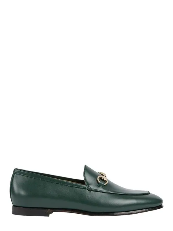 Gucci Jordaan Leather Loafers - Bottle