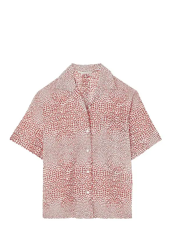 Stella McCartney Printed Cotton Shirt - Red