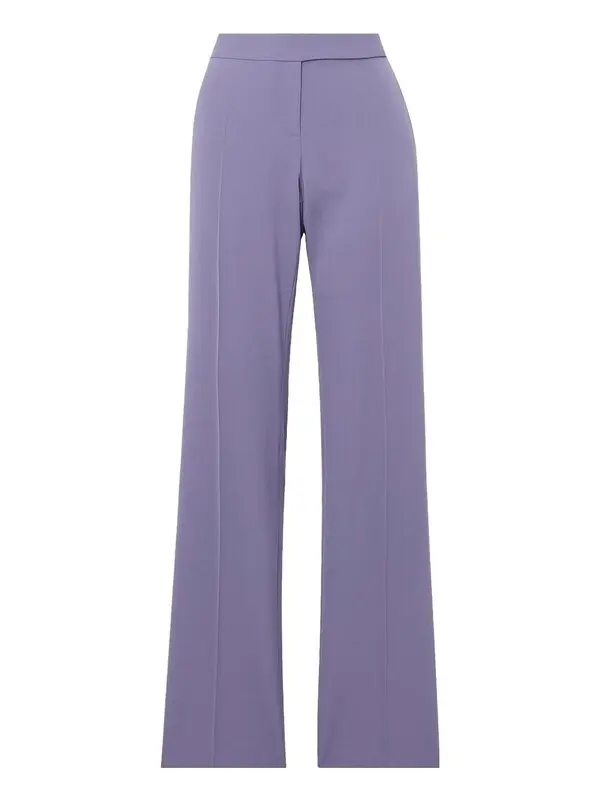Stella McCartney Wool-blend Twill Straight-leg Pants - Lavender