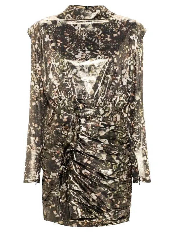 ALLSAINTS Liliana Graphic-print Mini Dress - Black