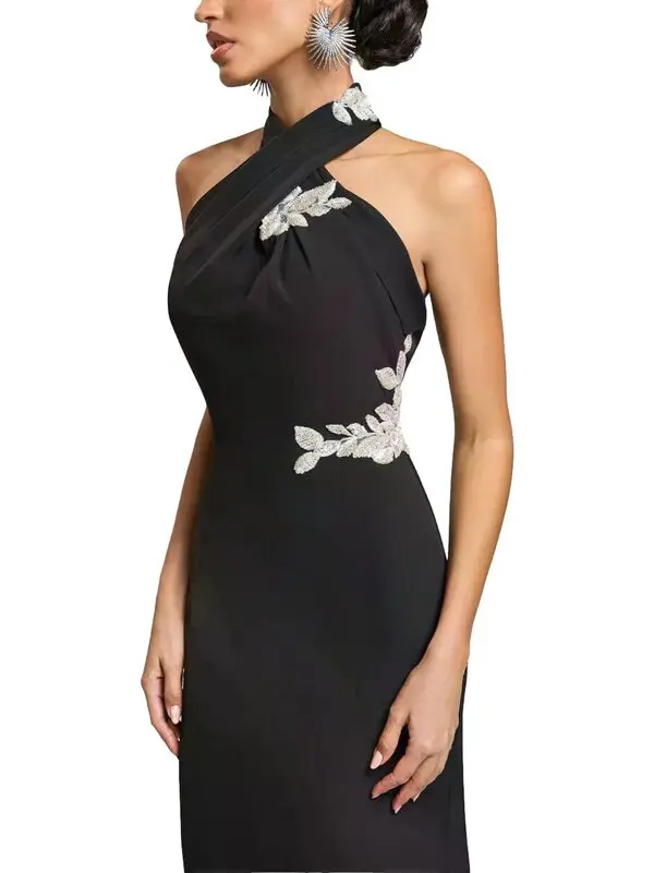 CRISTALLINI Sequin-embellished Maxi Dress - Black