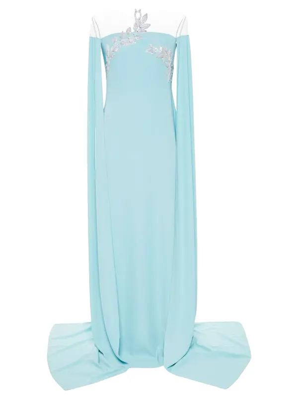 CRISTALLINI Kassandra Maxi Dress - Blue