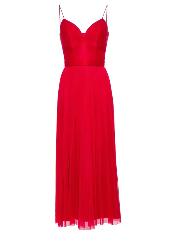 CRISTALLINI Hestia Midi Dress - Red