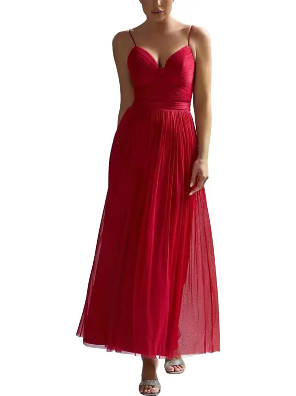 CRISTALLINI Hestia Maxi Dress - Red