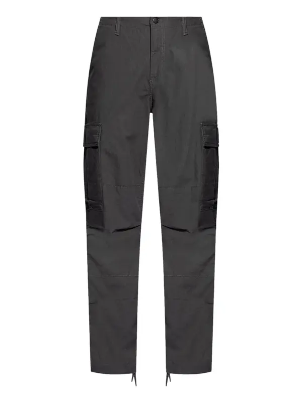 Carhartt Work In Progress Straight Leg Cargo Trousers - Grey