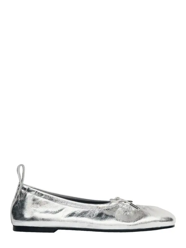 ALOHAS Rosalind Ballerina Flat - Shimmer Silver