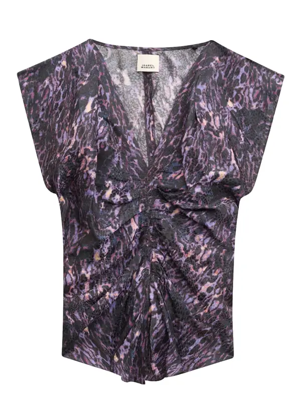 Isabel Marant Lonea Blouse - Purple