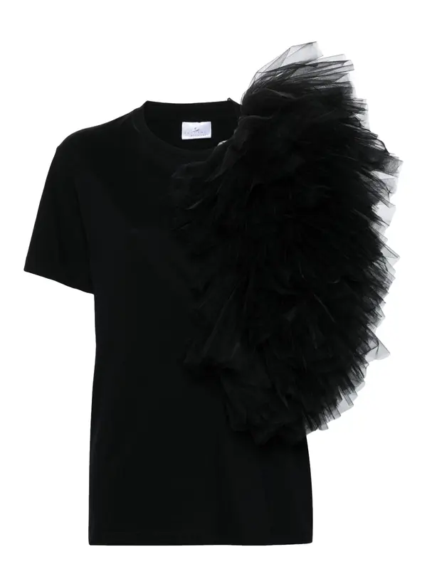 Alchemy Fashions X Lia Aram Ruffled T-shirt - Black
