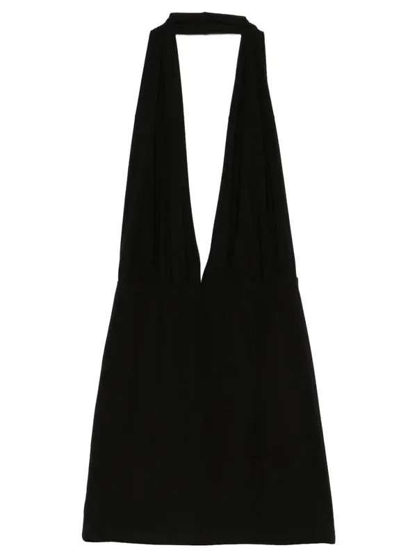 Alchemy Fashions X Lia Aram Halterneck Mini Dress - Black